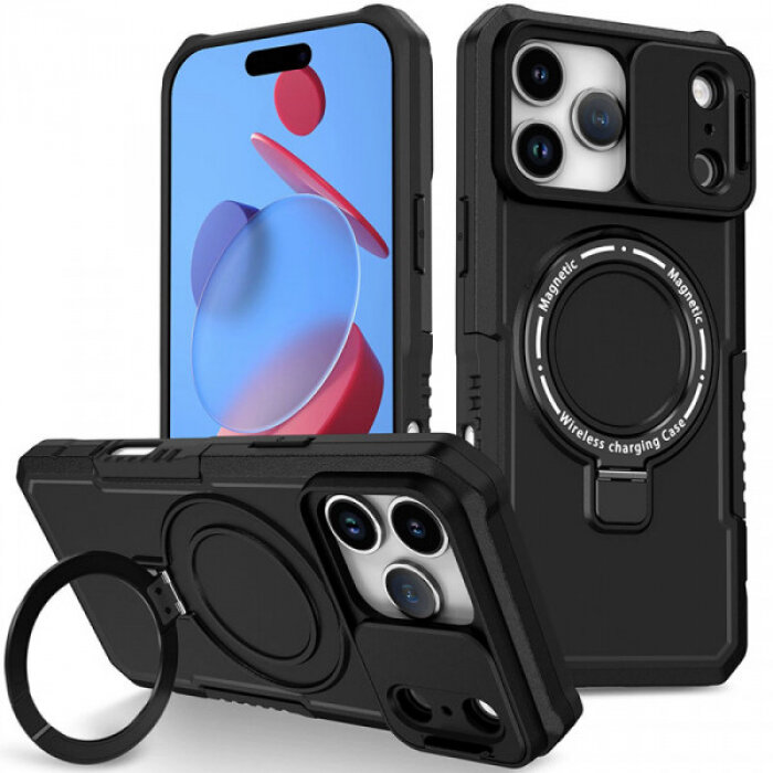 CamShield MagSafe Противоударный чехол для iPhone 17 Pro Max со шторкой для камеры