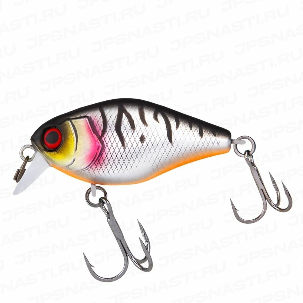 Японский воблер крэнк Jackall Chubby 41 SR, 5.5 г, #uv mat silver tiger / Воблеры на голавля / Приманки для ловли хищника