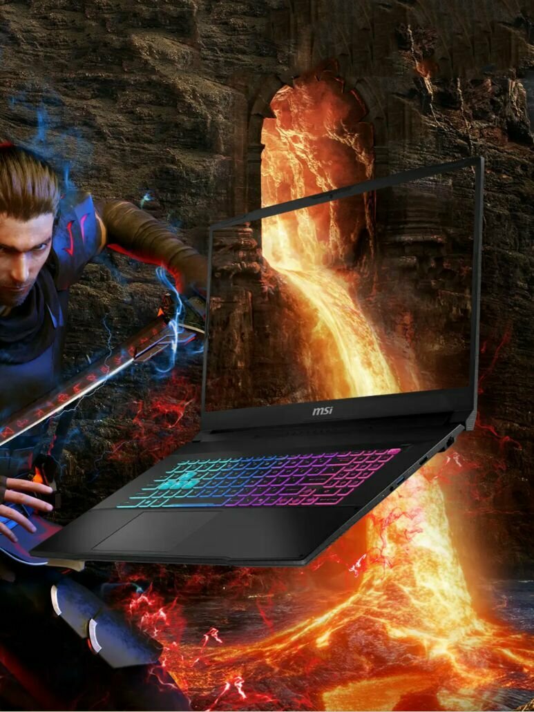 Ноутбук MSI Katana 17 HX / i 9 14900 HX, 16GB, 1TB, RTX 5070