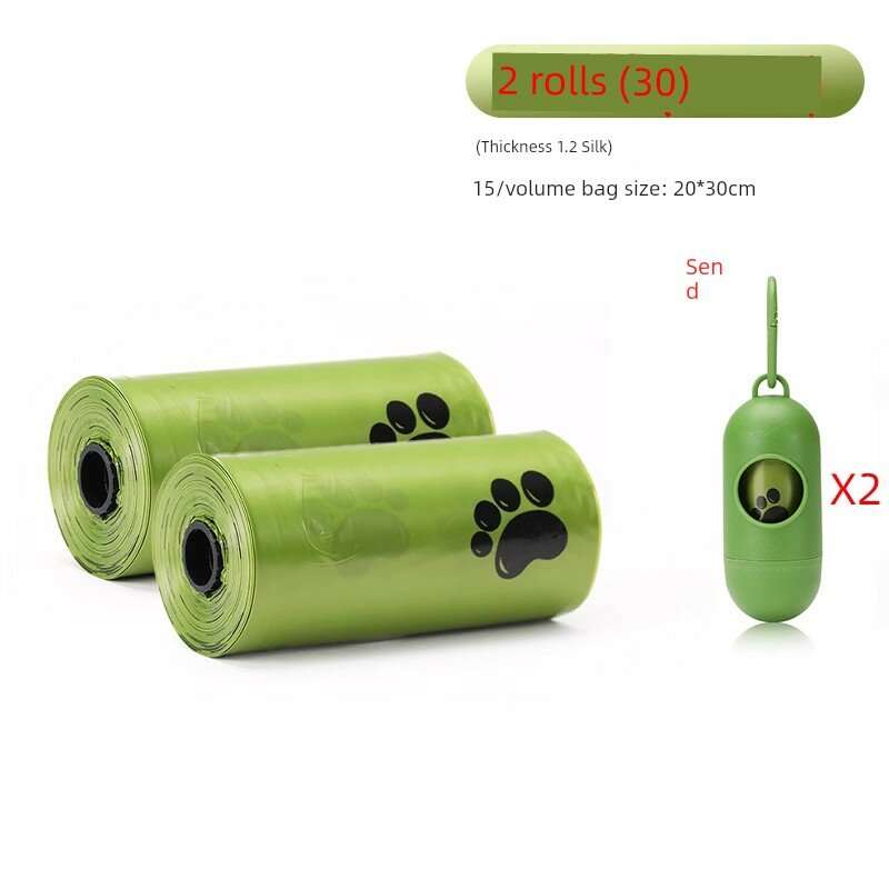 Пакеты для собачьих отходов, утолщенные и биоразлагаемые, пакеты для уборки за животными, волшебный совок для уборки за