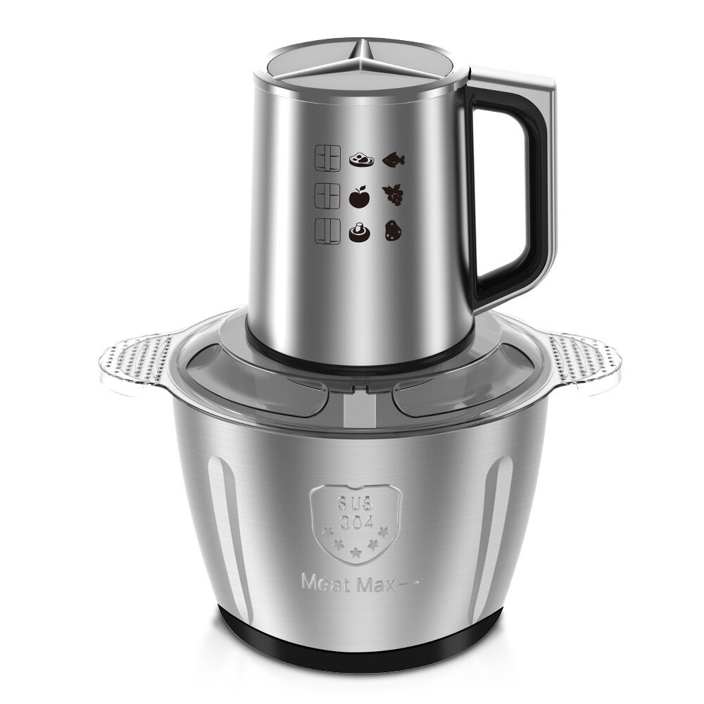 Электрическая мясорубка стандартного размера ЕС, большая емкость, измельчитель мяса, чоппер для чеснока, миксер для мяса 3L, кросс-бордерный бытовой блендер R7701