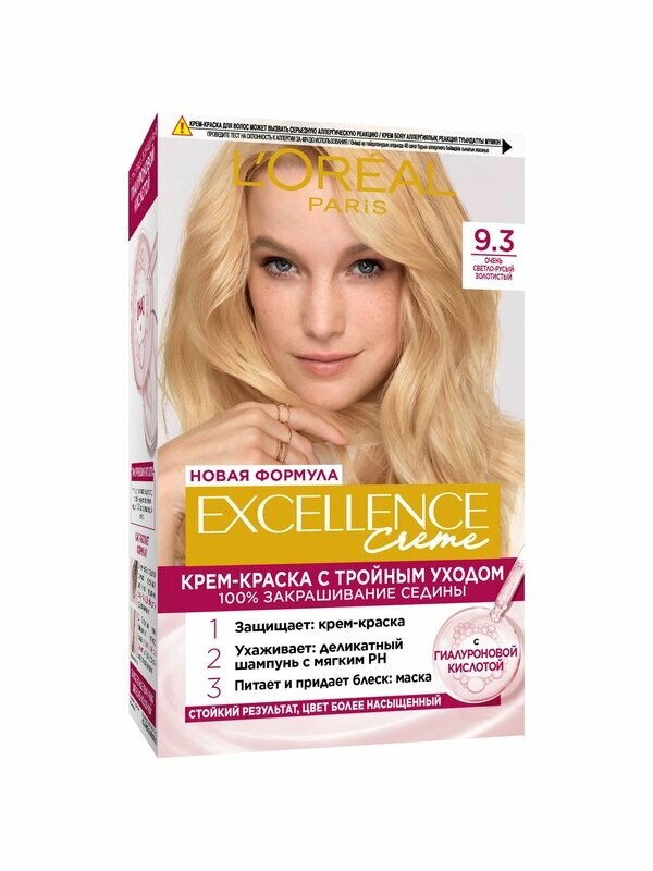 Краска для волос L'Oreal Excellence №9.3 Очень Светло-русый золотистый