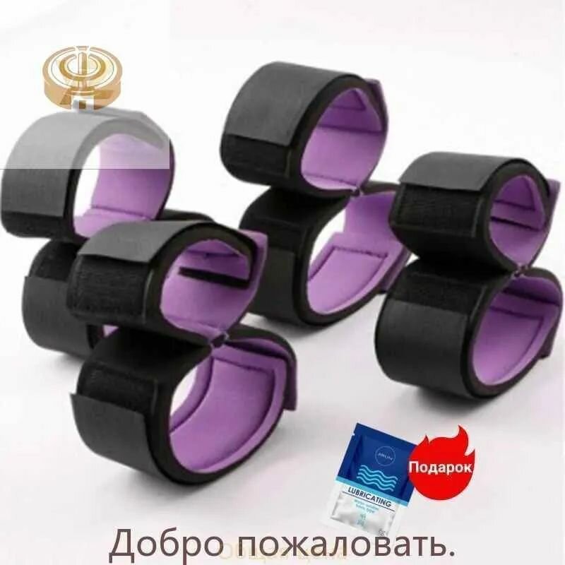 4 шт./компл. БДСМ набор для кровати, фиксаторы для рук и ног, манжеты для ног, наручники, оковы, бандаж БДСМ для связывания ног и рук, комплект для ролевых игр