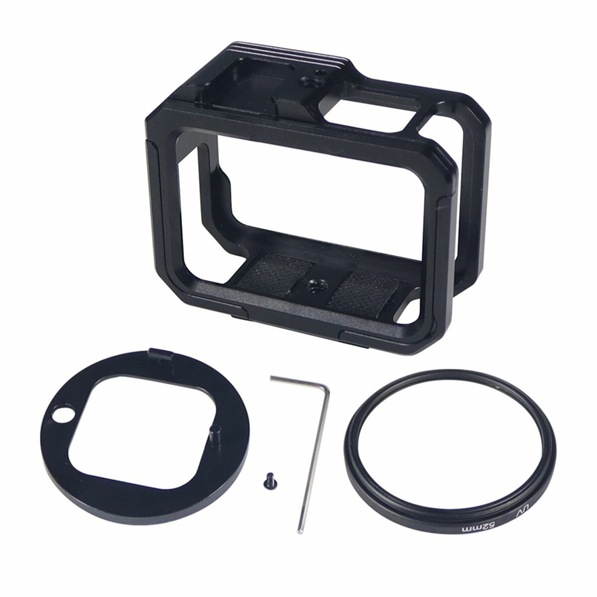 Металлическая Клетка Для Камеры Для GoPro 13, 12, 9 С Креплением Холодный Башмак