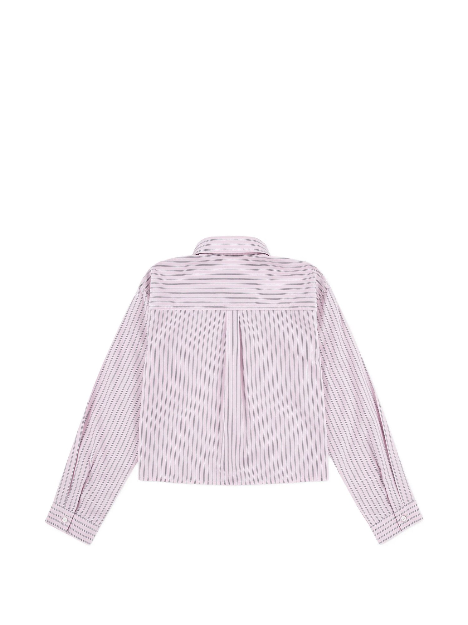 Рубашка Abercrombie & Fitch Striped shirt, размер 6 лет, розовый — фото 1