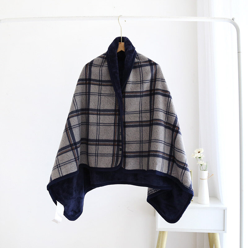 Многофункциональное впитывающее влагу нагревательное фланелевое одеяло, ленивое одеяло, флисовое офисное теплое шаль для детей, натуральное