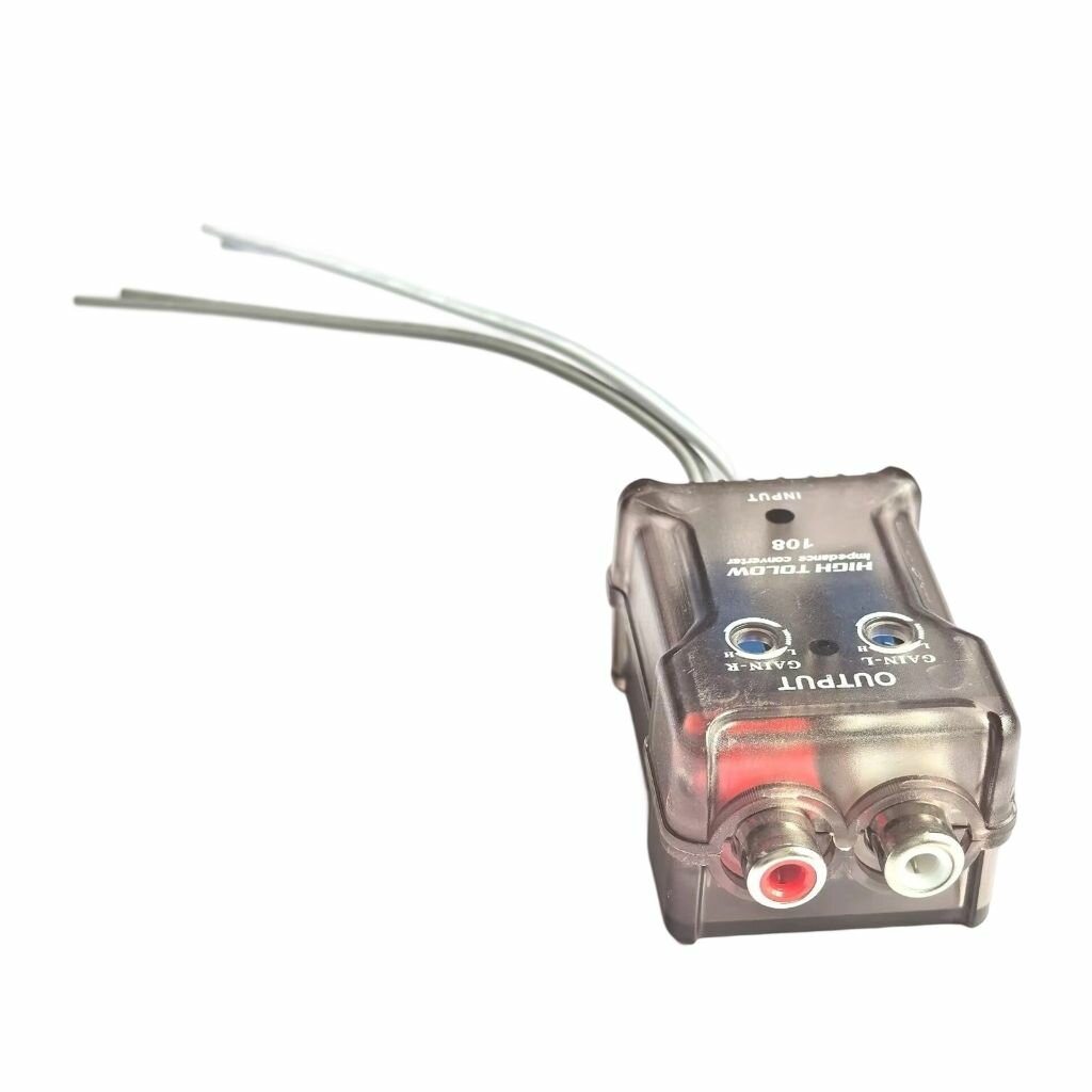 Автомобильный преобразователь высокого уровня в низкий уровень для сабвуфера