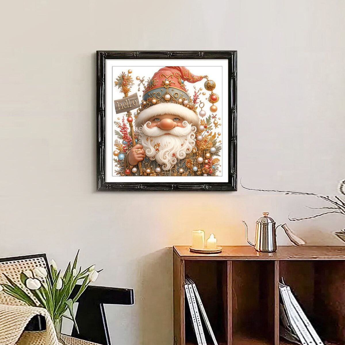 Алмазная живопись со стразами, гном, алмазная живопись ручной работы для детей, высококачественная клейкая живопись из