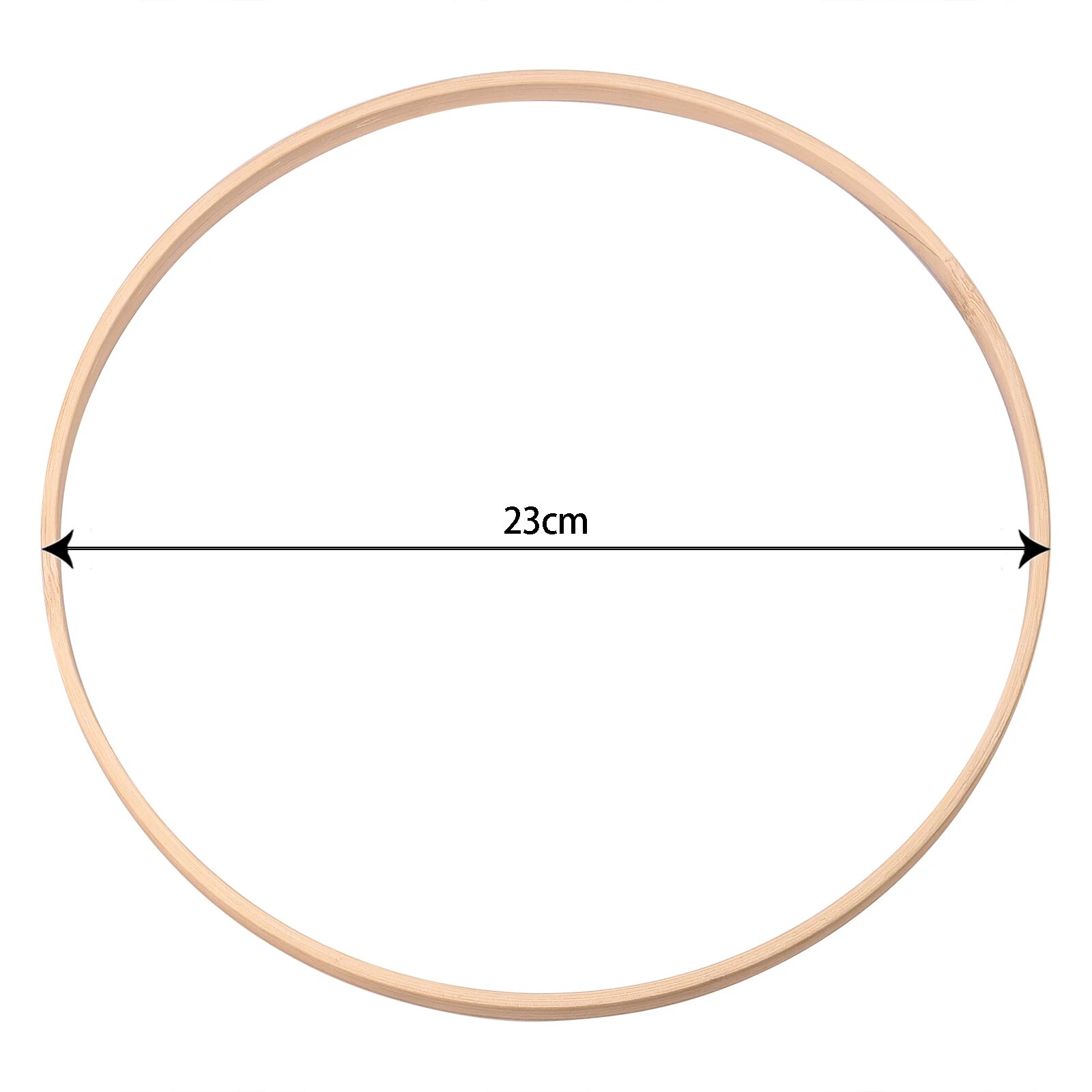 Деревянное кольцо для вышивки, 23cm, 1pcs