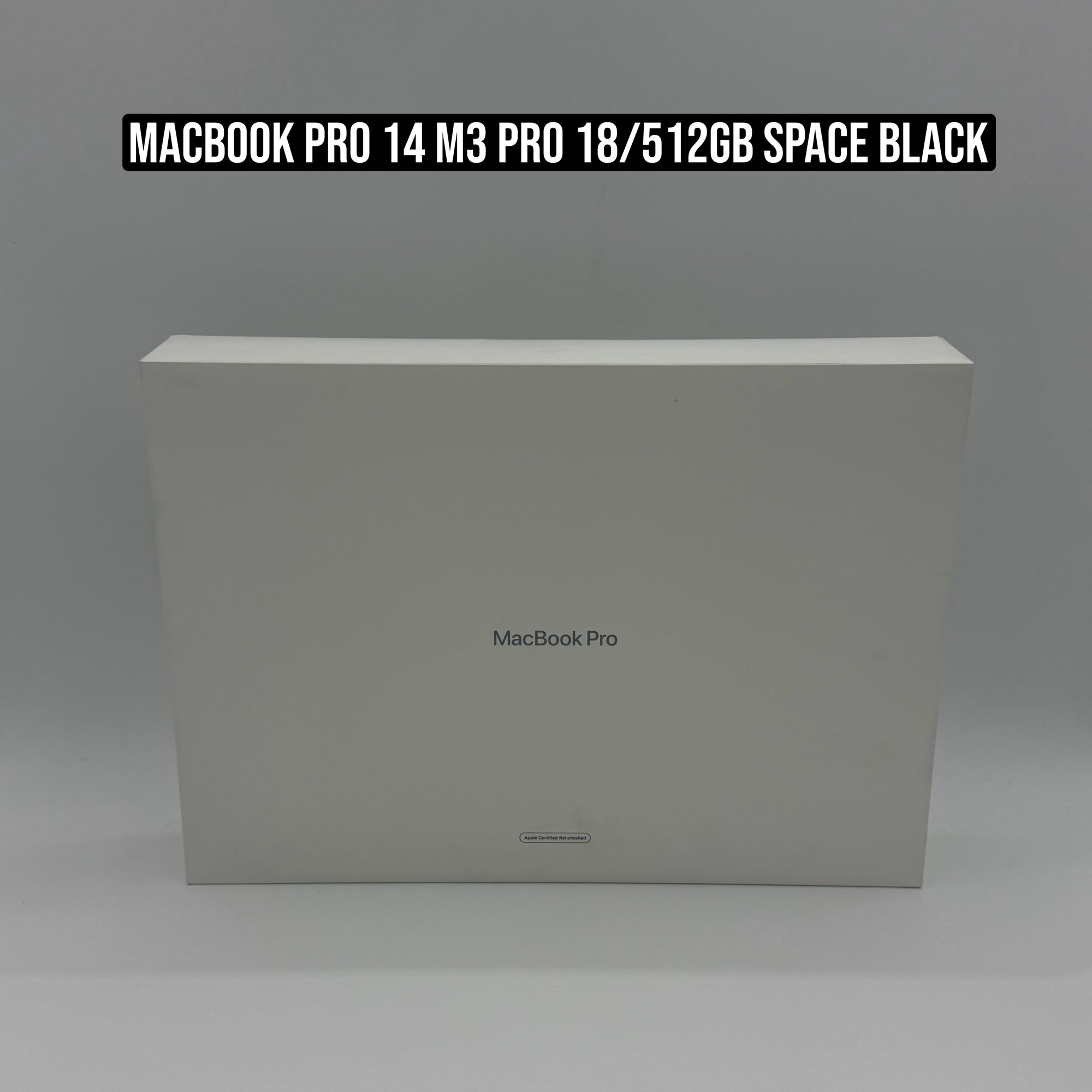 Ноутбук Apple MacBook Pro 14 2023 M3 Pro 18/512GB Space Black (официально восстановленный Apple CPO) английская/японская