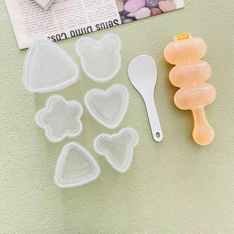 Форма для рисовых шариков, детская мультяшная форма для риса, бенто, артефакт для еды малышей, креативный суши, пищевой шейкер