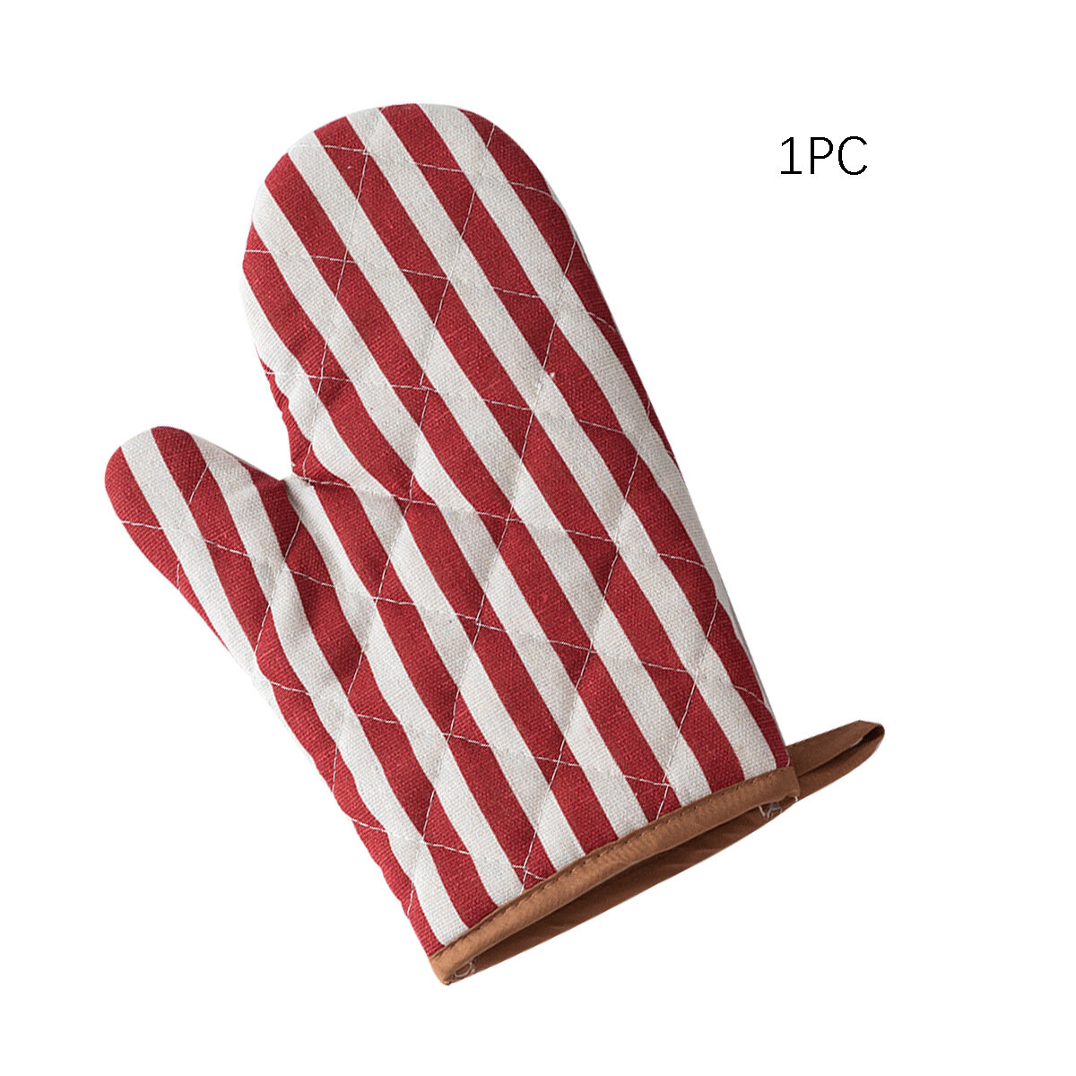 Домашние кухонные утолщенные прихватки, стеганые клетчатые термоизоляционные перчатки, устойчивые к высоким температурам, хлопковые льняные перчатки для микроволновки