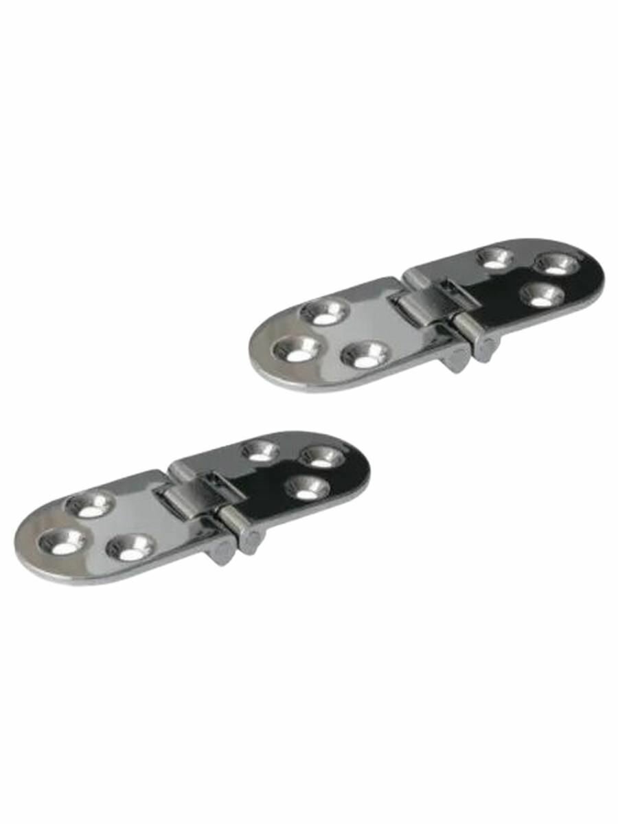 Петля секретерная (мебельная барная) 80*30 (2 шт) хром