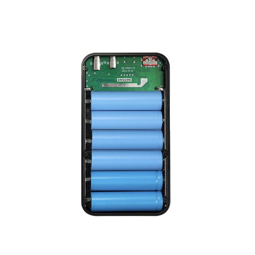 6/8/10-местный держатель 18650, без сварки, корпус пауэрбанка, Черный - 6 Раздел