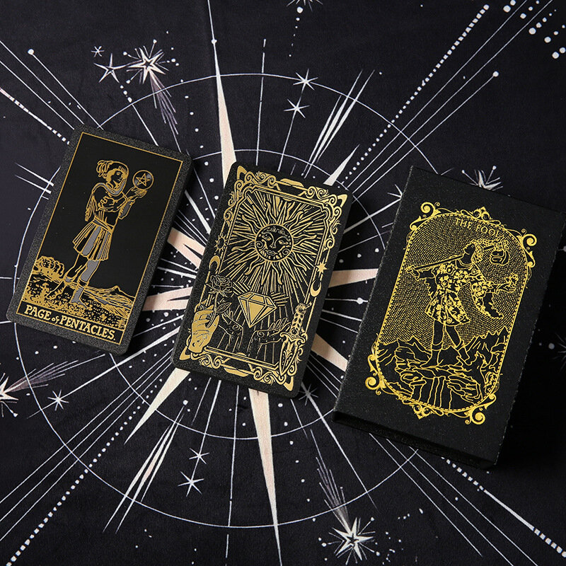 Кросс-бордерные популярные карты Таро, оригинальный полный набор карт Таро, PET водонепроницаемые карты для настольных игр, настраиваемые карты Таро