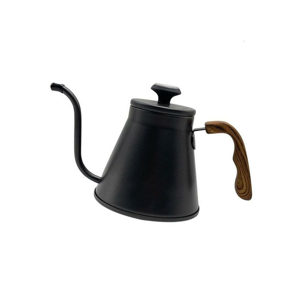 Сталиная гейзерная кофейная кружка 1,2 л с термометром, Черный