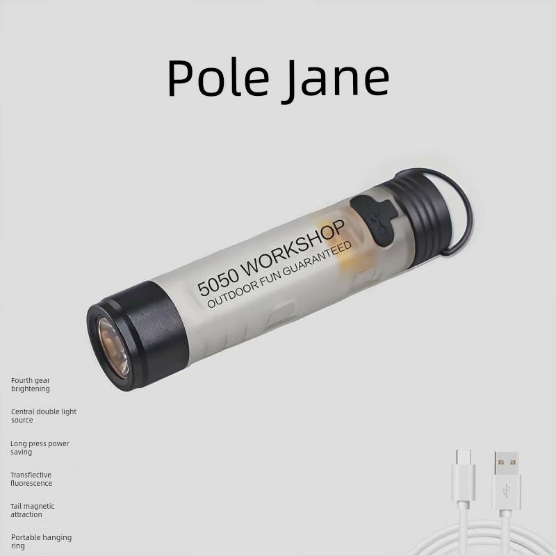 Уличный регулируемый японский фонарь 5050 для кемпинга, многоуровневый мини-фонарик, портативный, для освещения