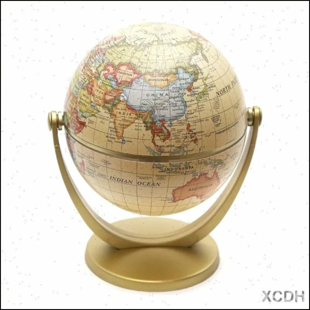 Глобус мира в винтажном стиле