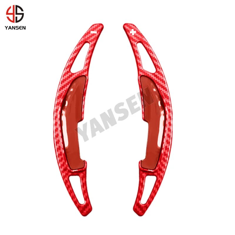 2 шт./лот ABS автомобильный руль переключения передач для BMW M2 F87 M3 F80 M4 F82 M6 X5M X6M 2016 2017 аксессуары carbon red