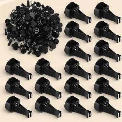 100 шт. зажимов для дефлектора воздуховода автомобиля, сменные клипсы для вентиляционных отверстий, аксессуары для авто, держатель-диффузор для освежителя воздуха, декоративный держатель