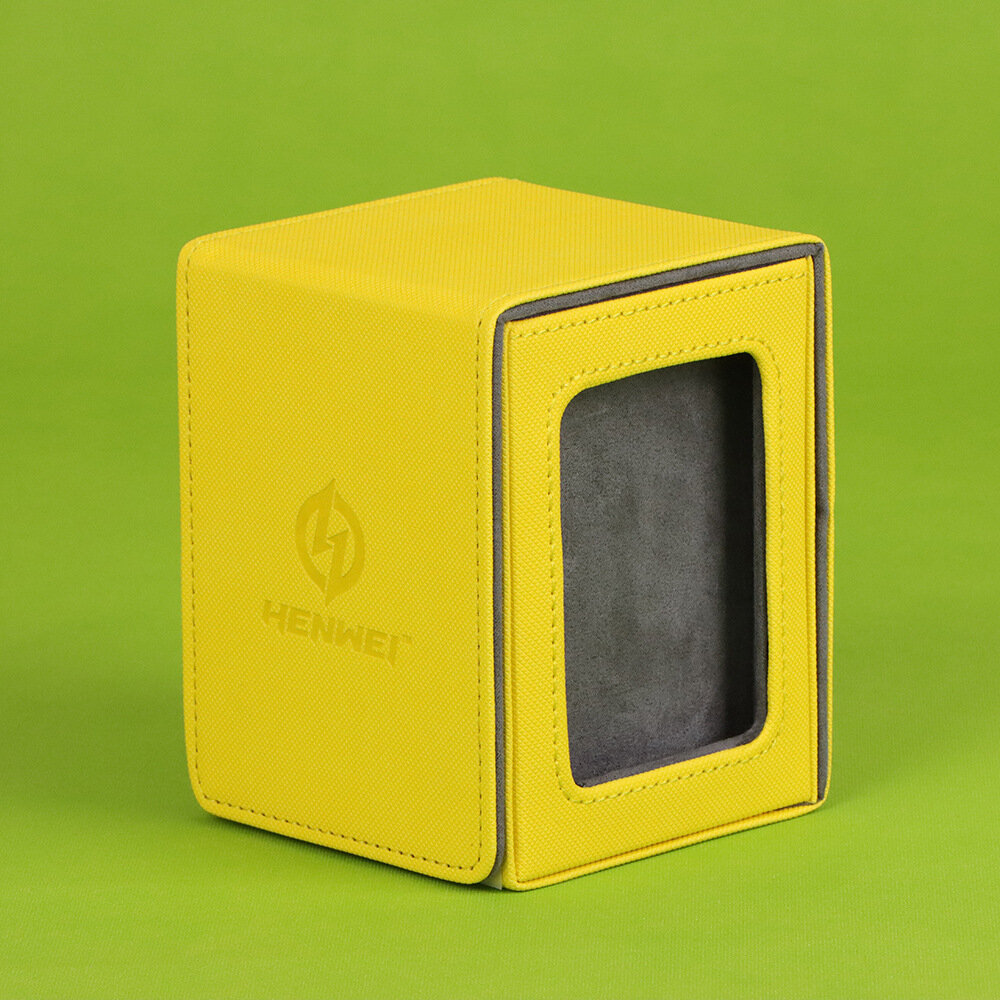 Новый продукт 100+ Магнитная коробка для карт Hengwei PU Коробка для хранения карт Magic: The Gathering Yu-Gi-Oh! Большая коробка для настольных игр