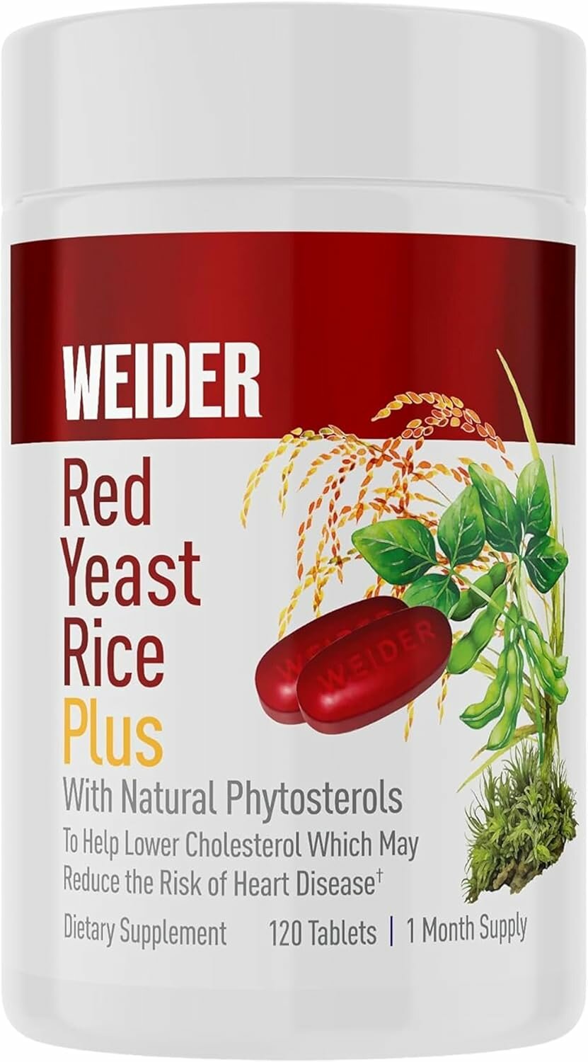 Красный дрожжевой рис Weider Red Yeast Rice Plus 1200mg, 240 таблеток