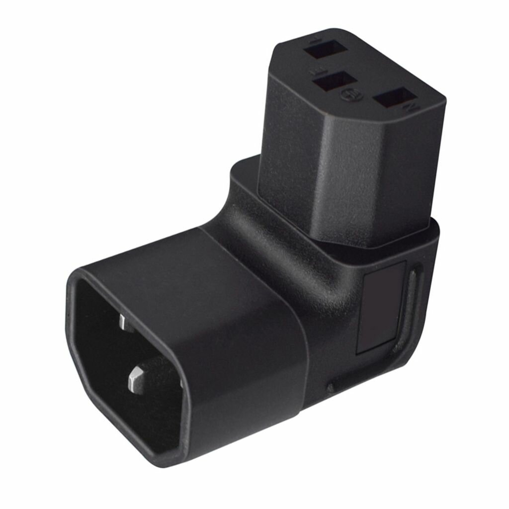 Кабель-переходник, IEC320 C14 на C13 угловой переходник PDU-JD 42 вверх