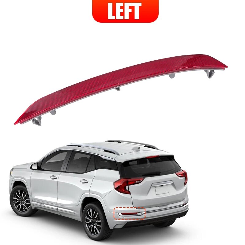 Накладка отражателя заднего бампера со стороны водителя/пассажиста для GMC Terrain 2018 1pc Left