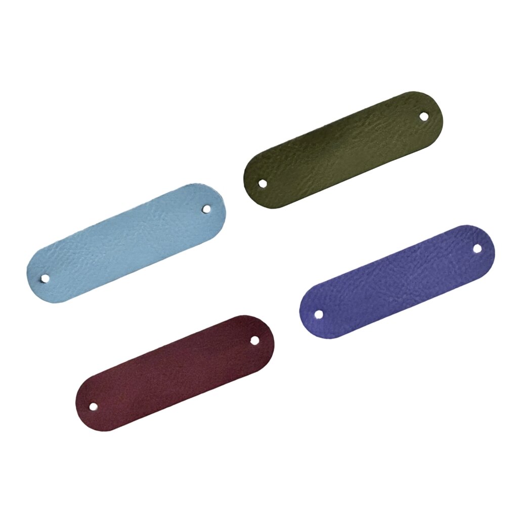 4шт Ретро-Кожаных Этикеток с Предварительно Пробитыми Отверстиями, Пришиваемых к Декоративной Этикетке для Сумок Ручной Работы, Шляпы, Шарфа, Проекта Одежды