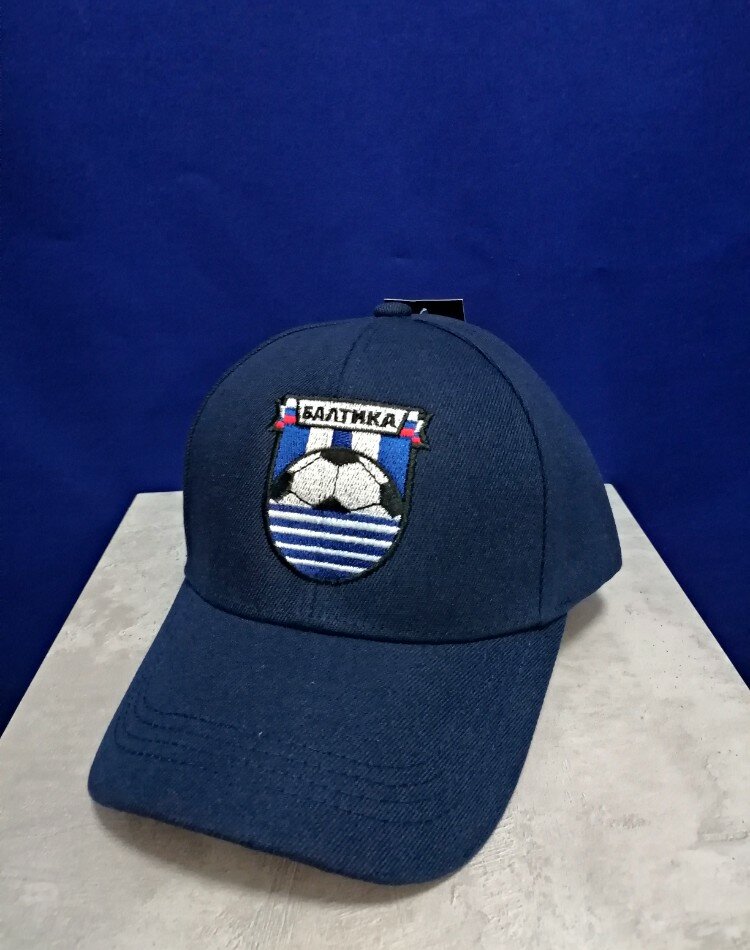 Балтика кепка летняя фк футбольного клуба BALTIKA (Калининград) бейсболка с регулировкой размера темно-синяя