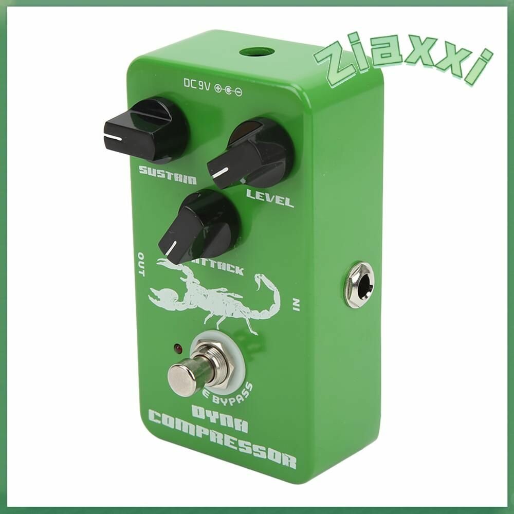 Динамический компрессор, низкий шум, для электрогитары