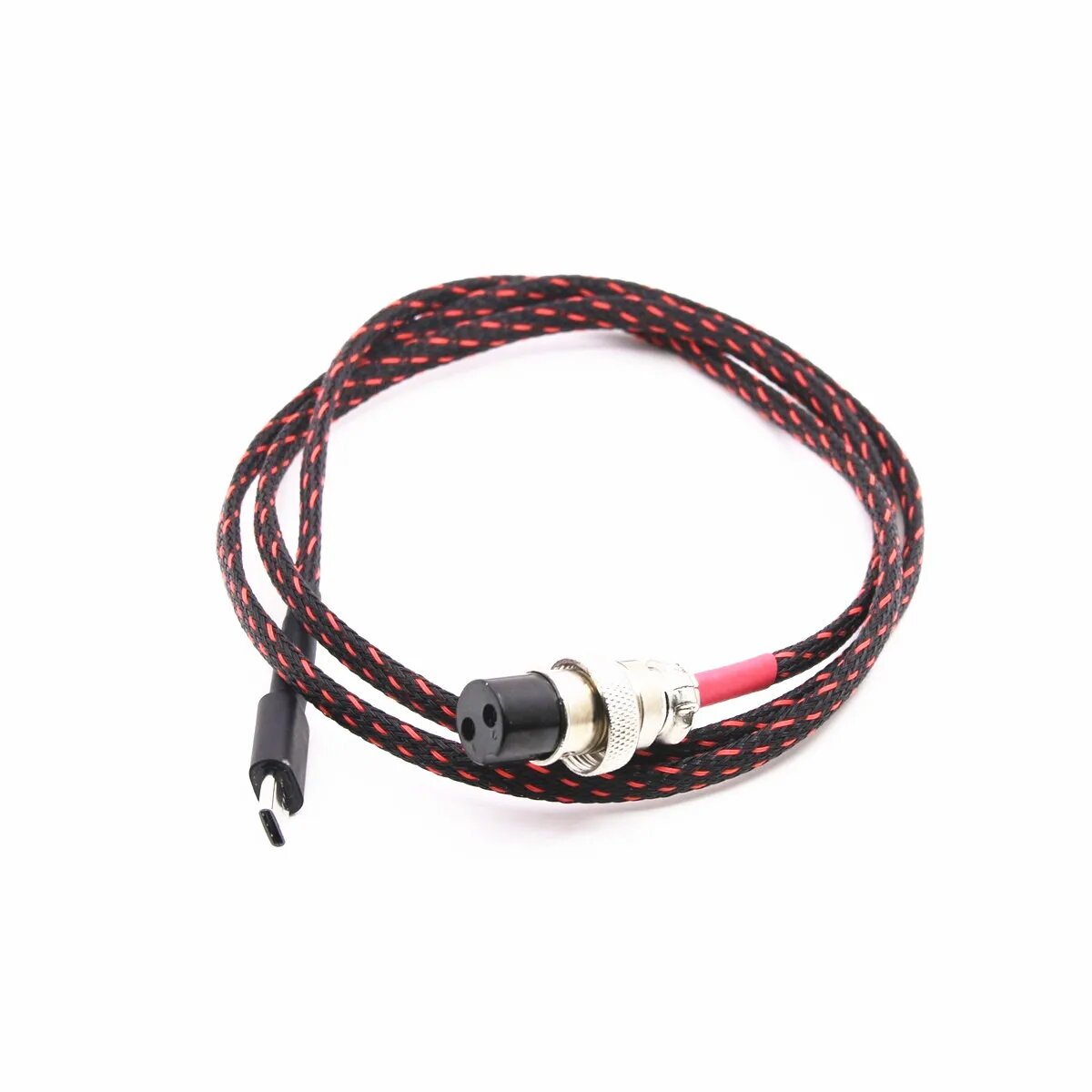 Кабель питания SENGTERBELLE GX16 2Pin - TYPE-C USB 1.0M для Hi-Fi устройств 0.5M
