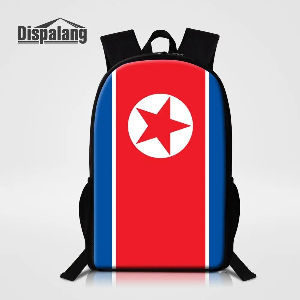 Детский рюкзак с флагом Северной Кореи, Backpack19