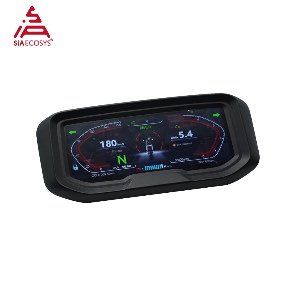 SiAECOSYS SCJ6877-E 6,8-дюймовый дисплей скорости, спидометр, электрический скутер, мотоцикл, регулируемый дисплей