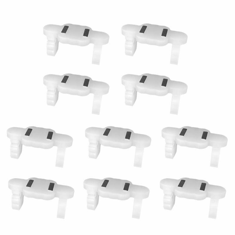 Магнитные клипсы для рождественских гирлянд, 10 штук