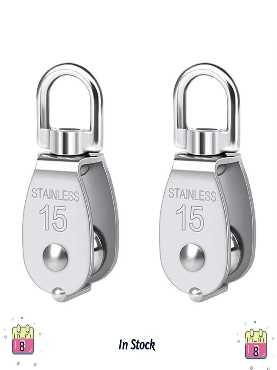 S1Шкив, Одинарный Блок Из Нержавеющей Стали 304, M20, 2 Шт.