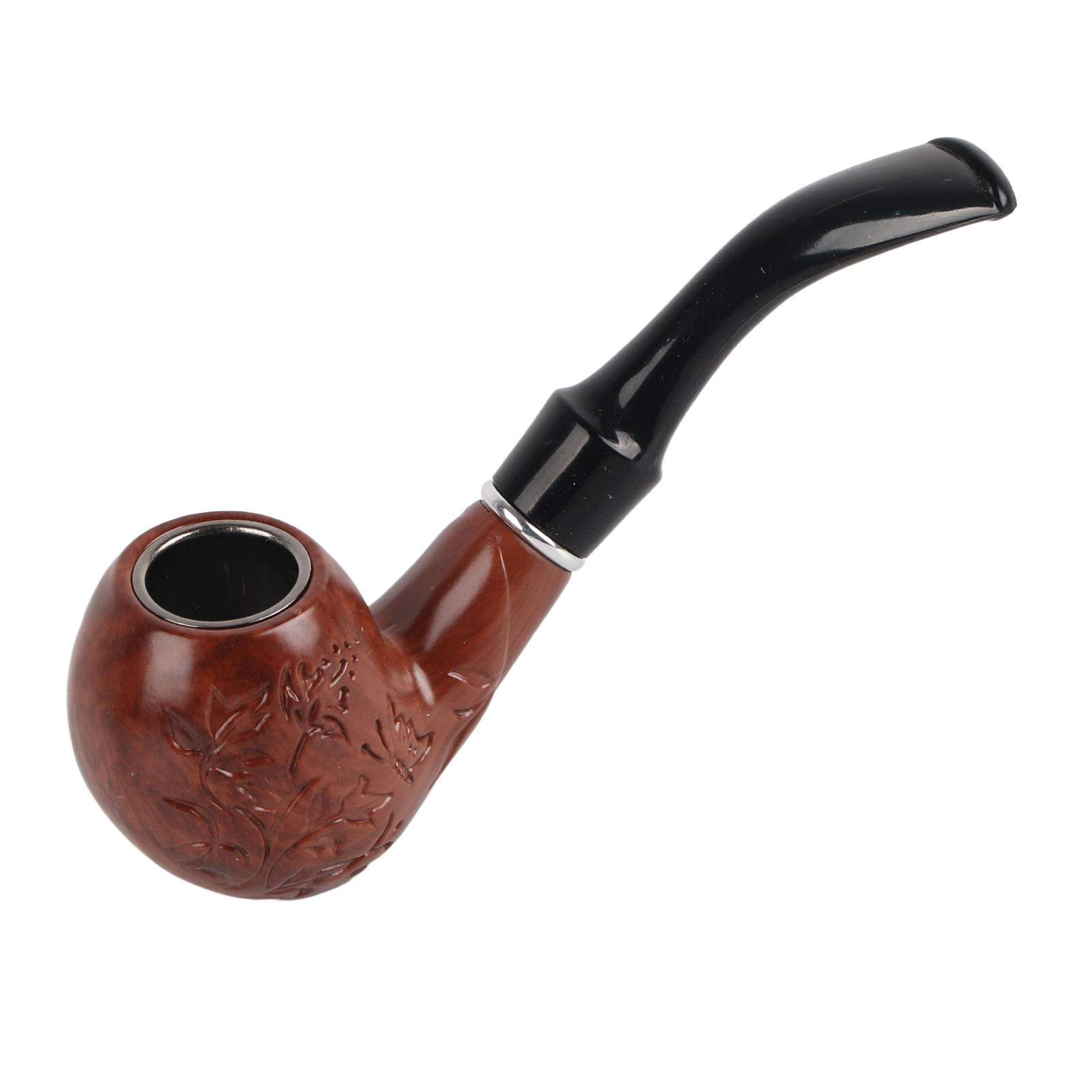 Cigarette Resin Pipe, Tobacco Cigar Pipe Brown for Man Woman