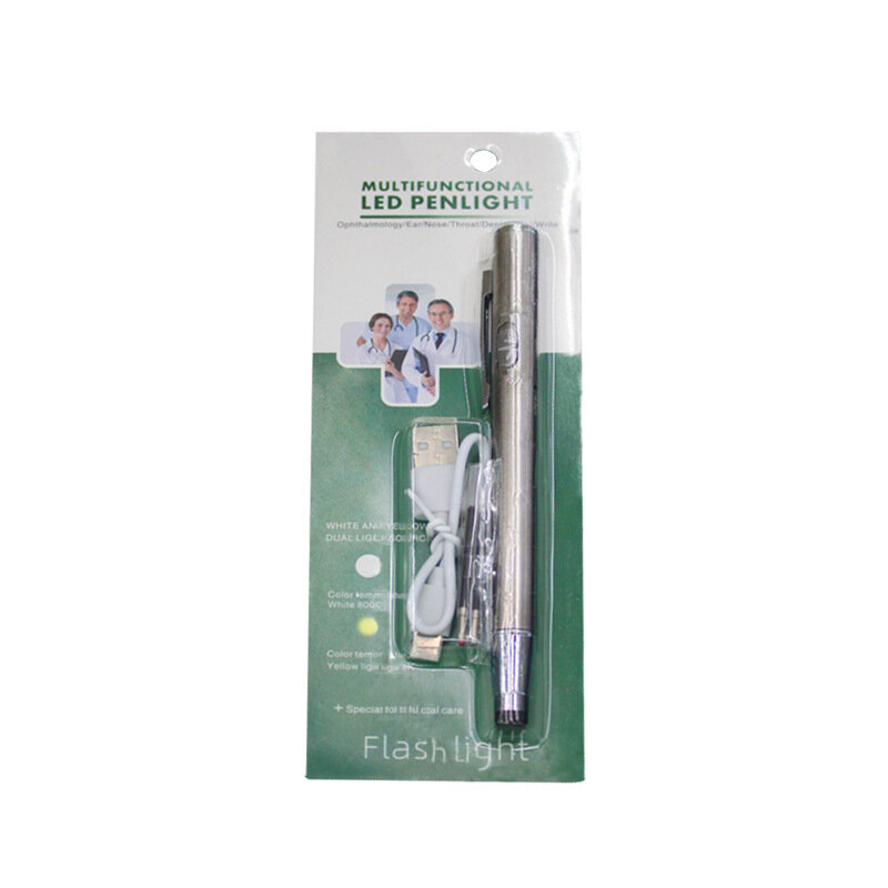 Специальный фонарик для врача, ручка для зрачков, оральный, ЛОР, офтальмология, светодиодный светильник для осмотра,