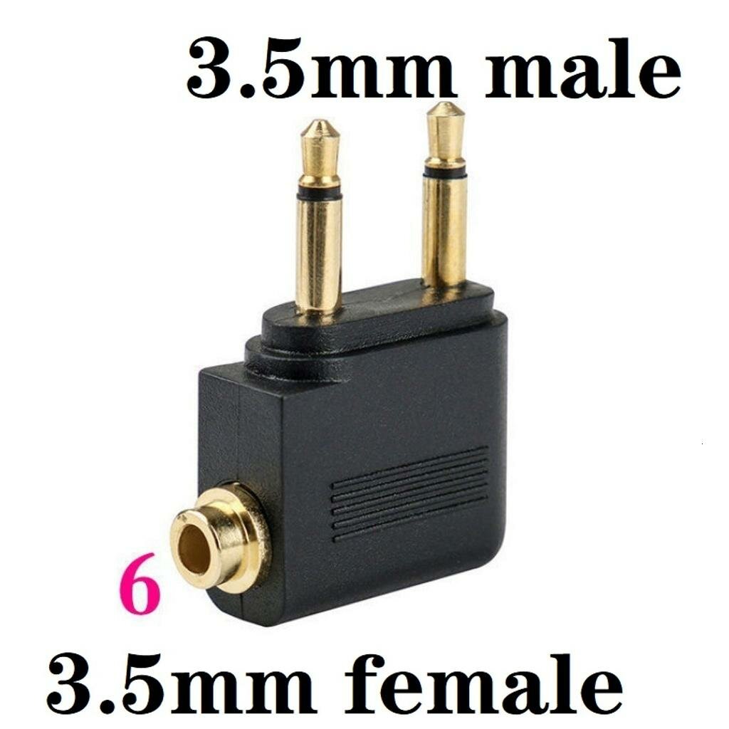 Аудиоадаптер 3,5 мм мама–2 RCA, 6