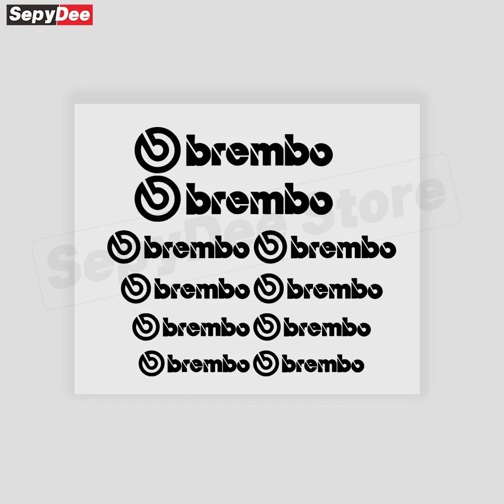 10 шт. BREMBO Наклейка для тормозных суппортов