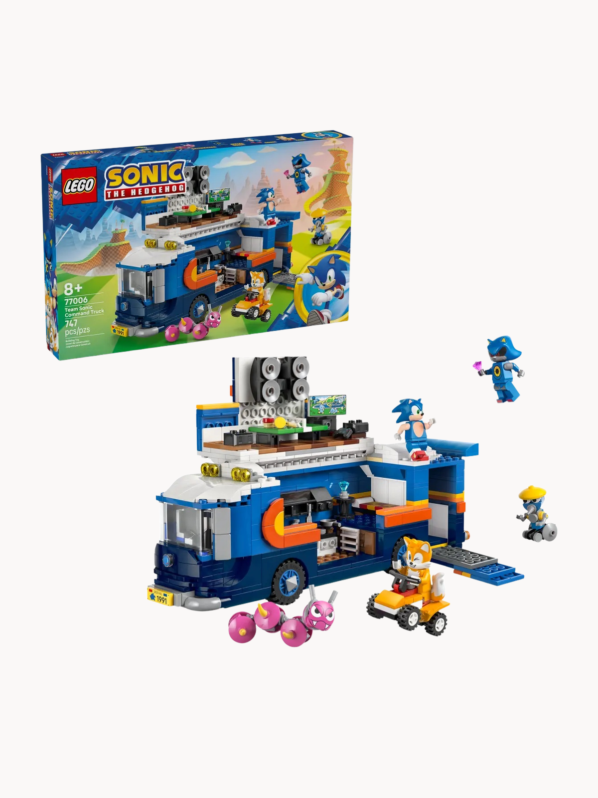 Конструктор LEGO Sonic the Hedgehog 77006 Командный грузовик отряда Соника, 747 дет.