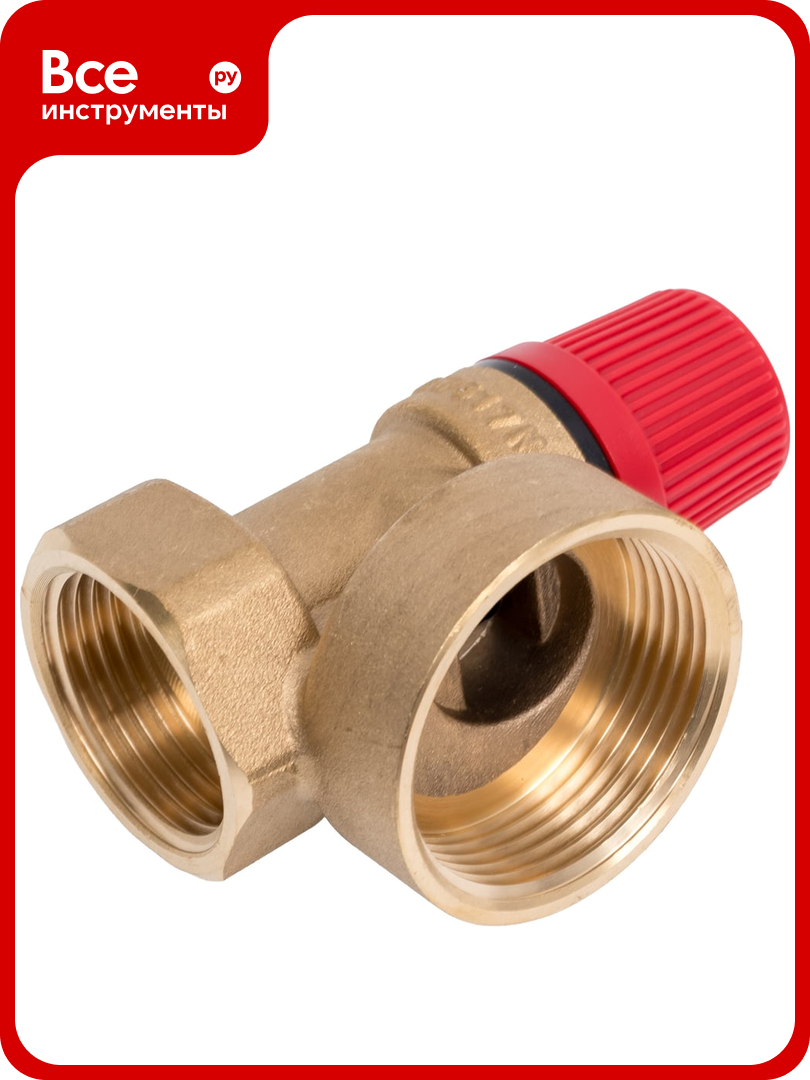 Клапан предохранительный для отопления ROMMER 3 бар, 1x1 1/4 дюйма RVS-0001-003025 RG0092LPJR4TP2