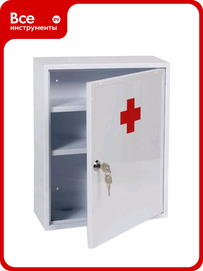 Шкаф металлический для медикаментов BlackWeld 380х300х160 142578bw