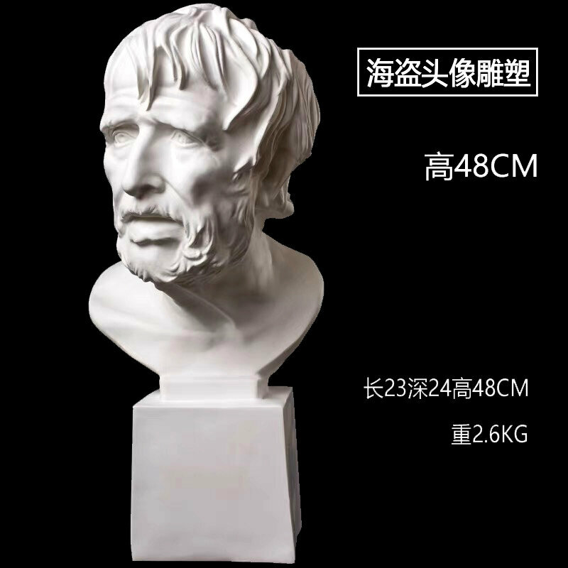 Горячая продажа SG, скульптура в стиле нордик, орнамент, статуя Дэвида из смолы и гипса, художественная голова, декор для винного шкафа, маленькая декорация для гостиной