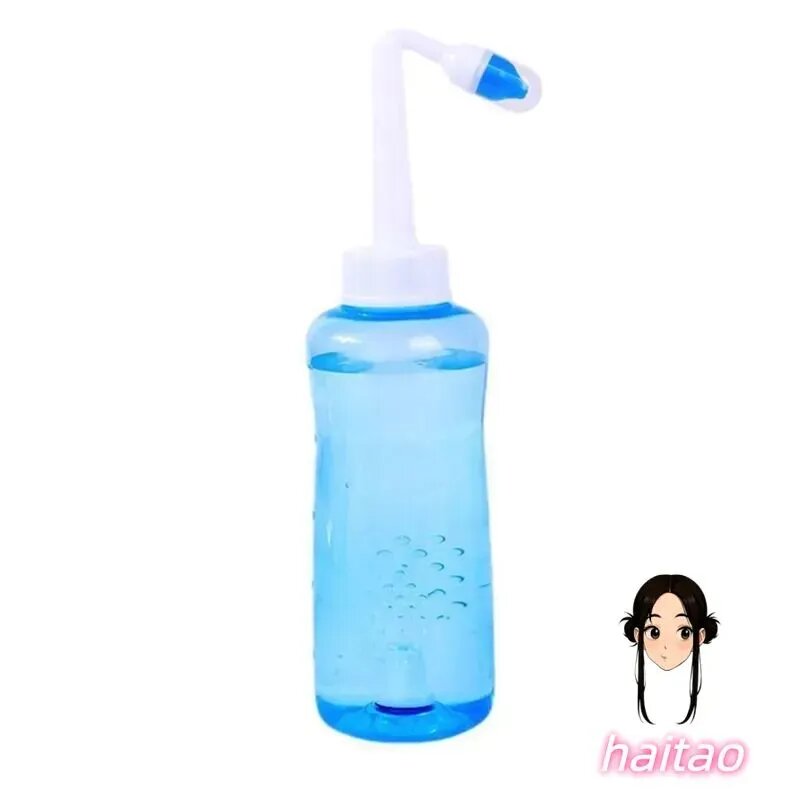 Назальный ирригатор для промывания носа 300 мл удобное очищение при гайморите и аллергии