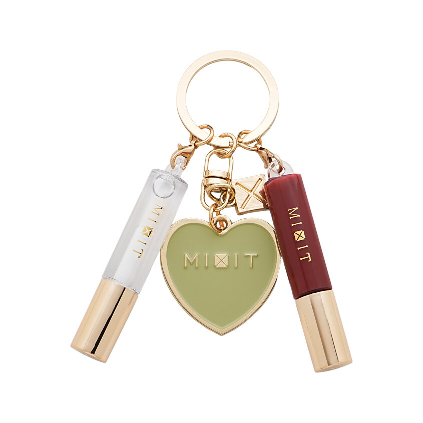 Набор блесков для губ MIXIT OH, MY JUICY LIPS! с брелоком тон Золотой