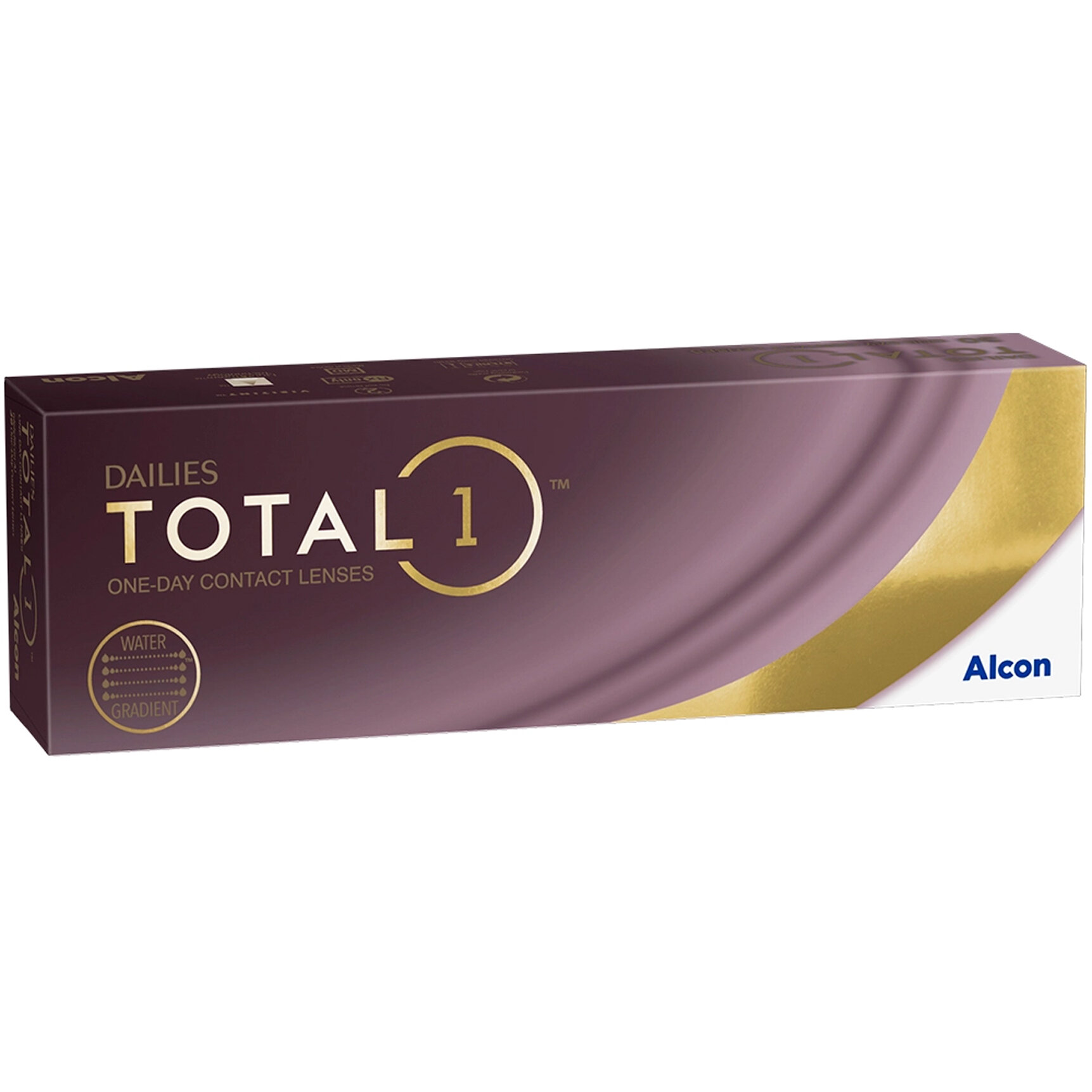 ALCON DAILIES TOTAL Линзы контактные однодневные водоградиентные -2,75 N30