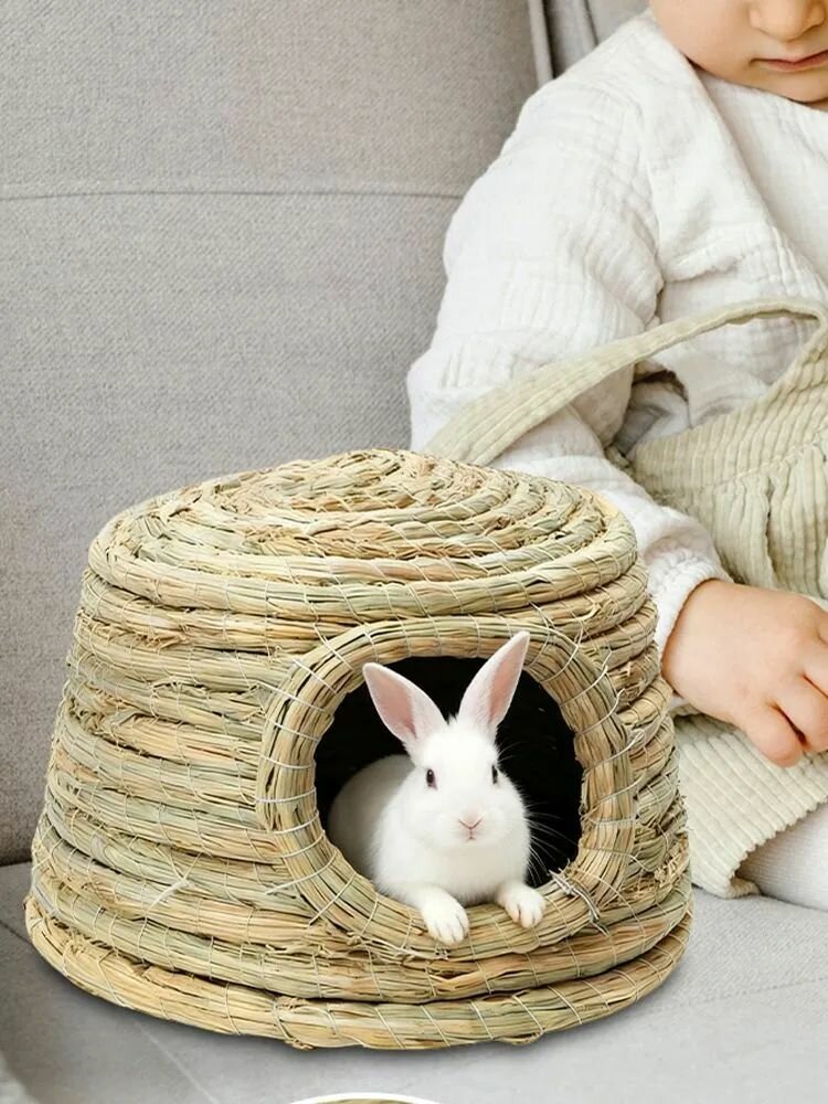 Домик из травы, Домик из травы кролика , Гнездо для животных