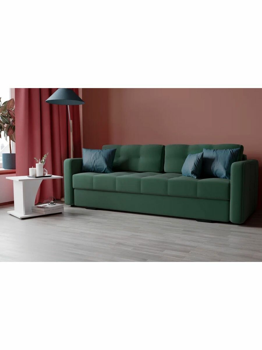 Диван-кровать Домани Брэй 2310х780х970, Изумруд