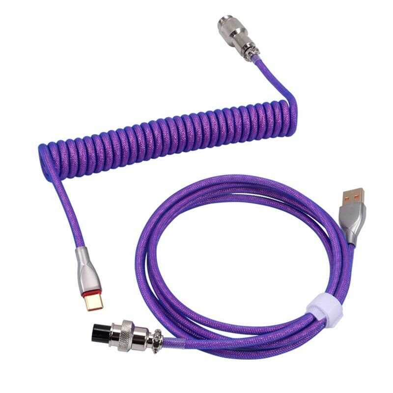 Bravace Кабель для подключения периферийных устройств USB Type-C/USB 3.0 Type-A, 1.8 м, фиолетовый